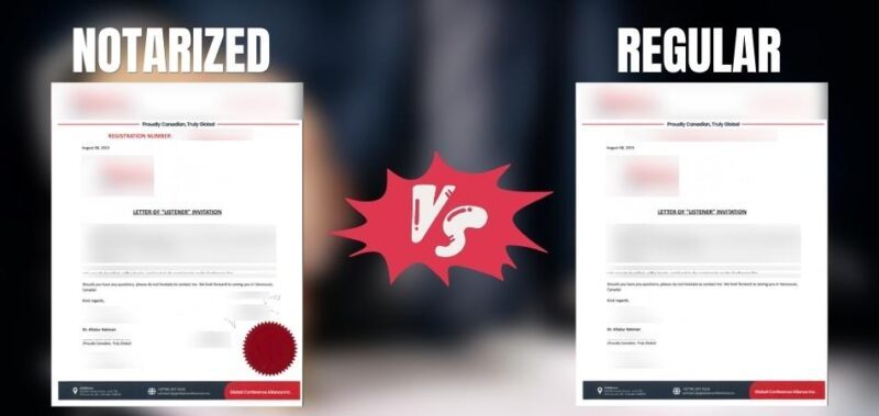 What Is the Difference Between a Notarized Invitation Letter and a ...