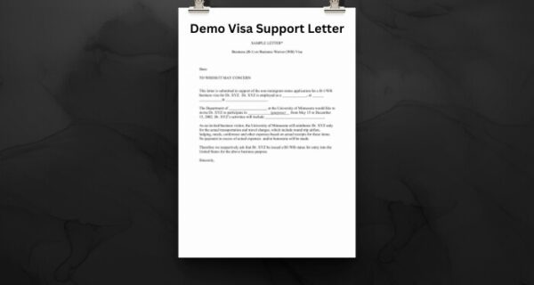 What Information Should Be Included in a Visa Support Letter?