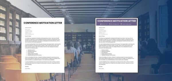 How to Write a Motivation Letter for Attending a Conference?