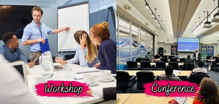 Workshop vs Conference -What Are the Differences?