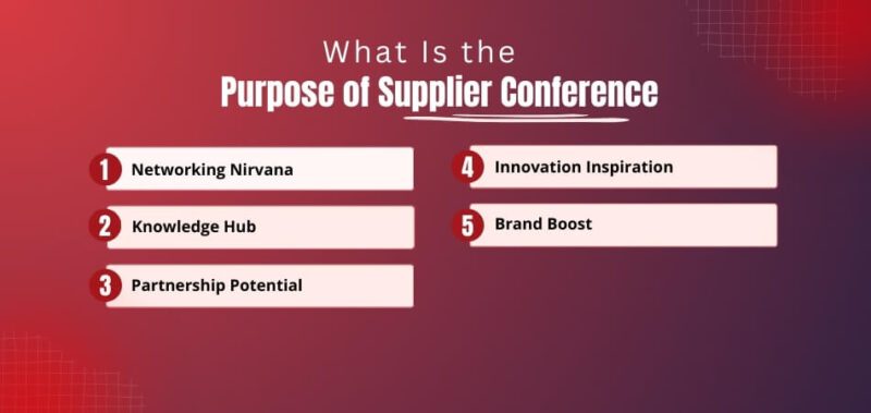 What Is the Purpose of Supplier Conference?