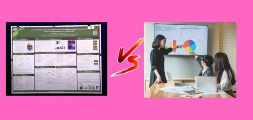 Is a Poster Presentation Better than An Oral Presentation?