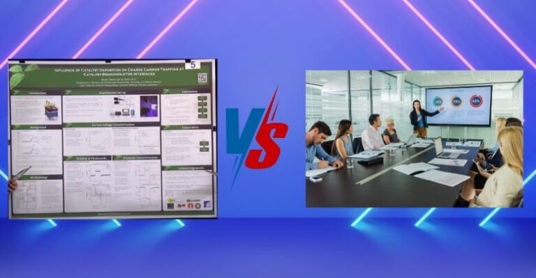 Is a Poster Presentation Better than An Oral Presentation?