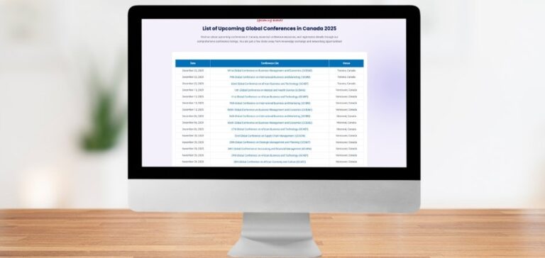 How to Find Relevant Academic Conferences in Canada?