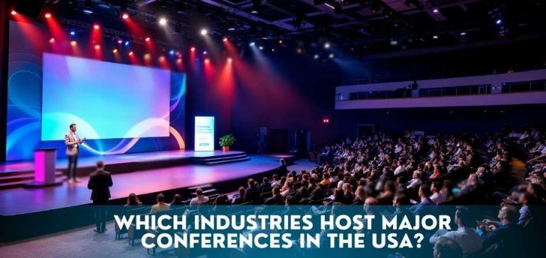 Which Industries Host Major Conferences in the USA?