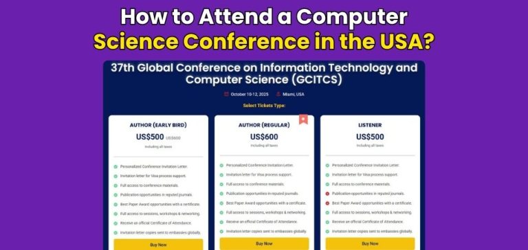How to Attend a Computer Science Conference in the USA?